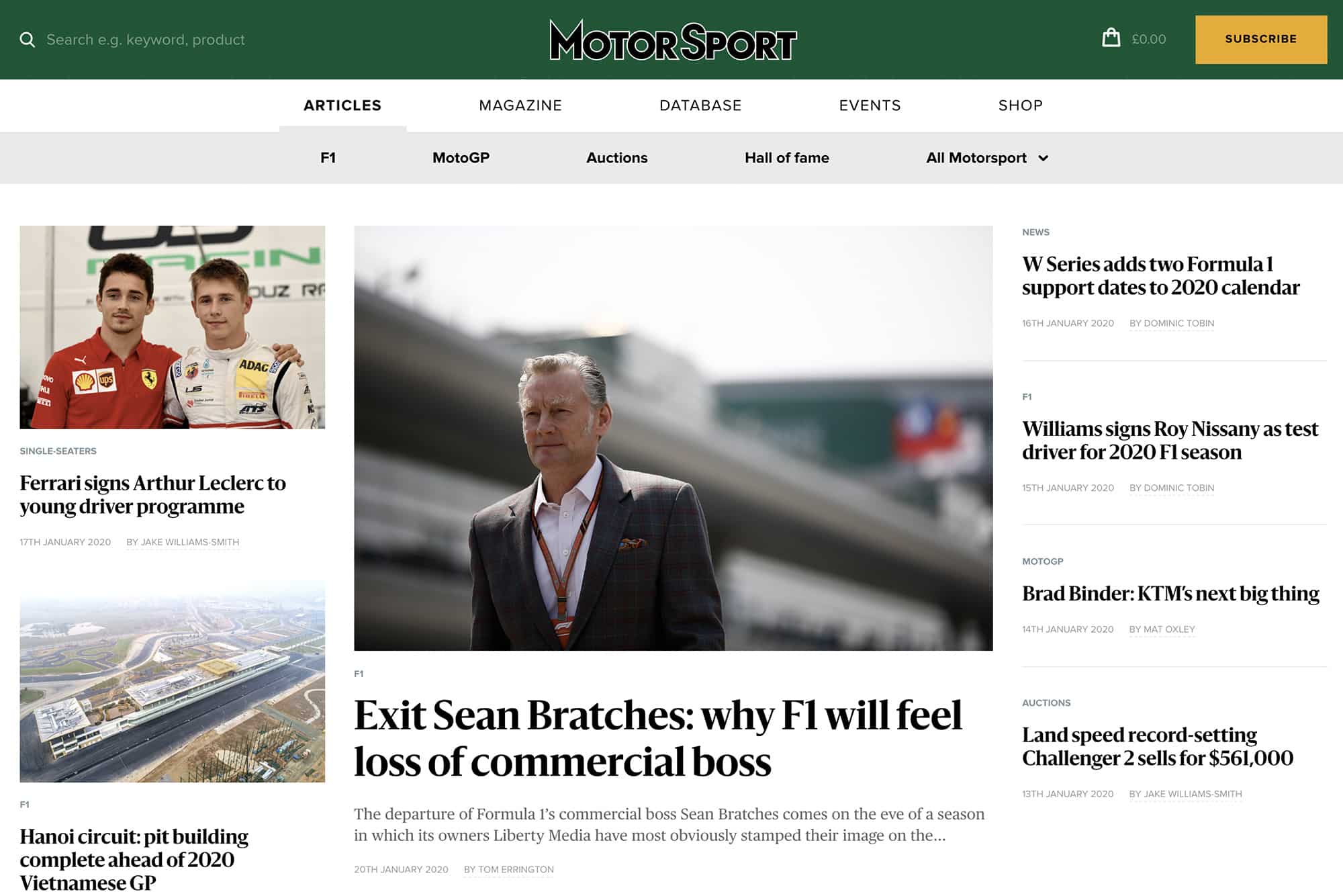 Welcome to the new Motor Sport website - Motor Sport Magazine