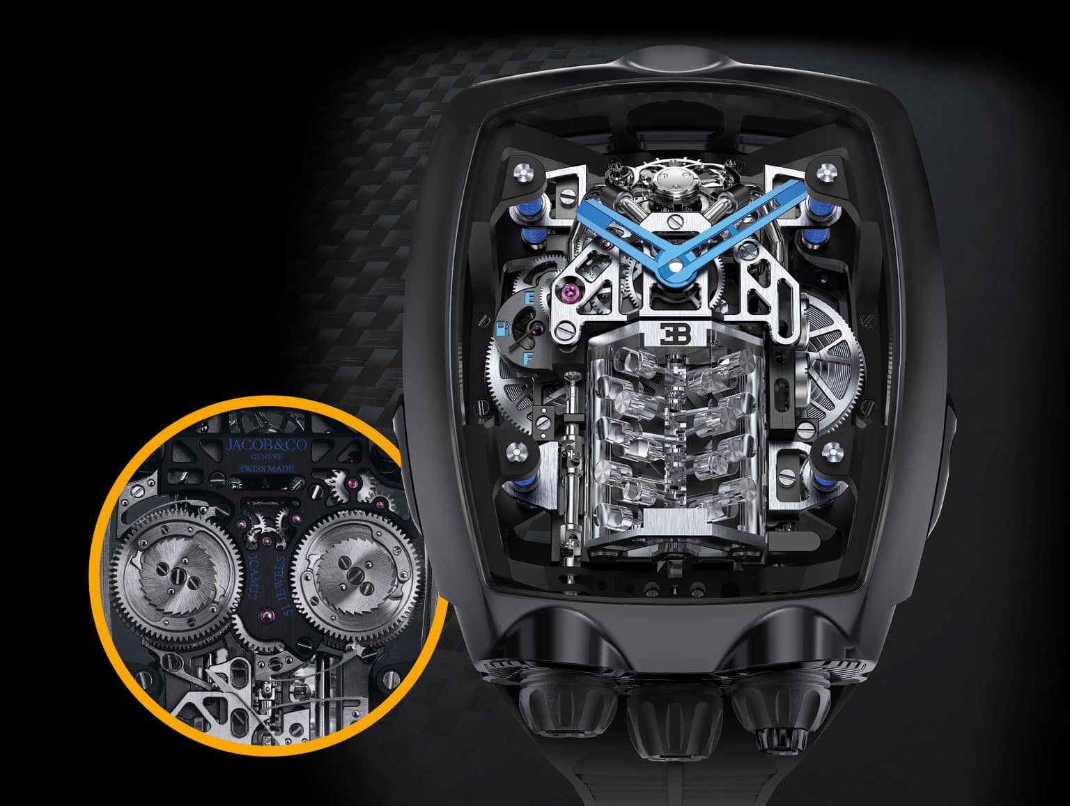 Bugatti power on the wrist June 2020 - Motor Sport Magazine