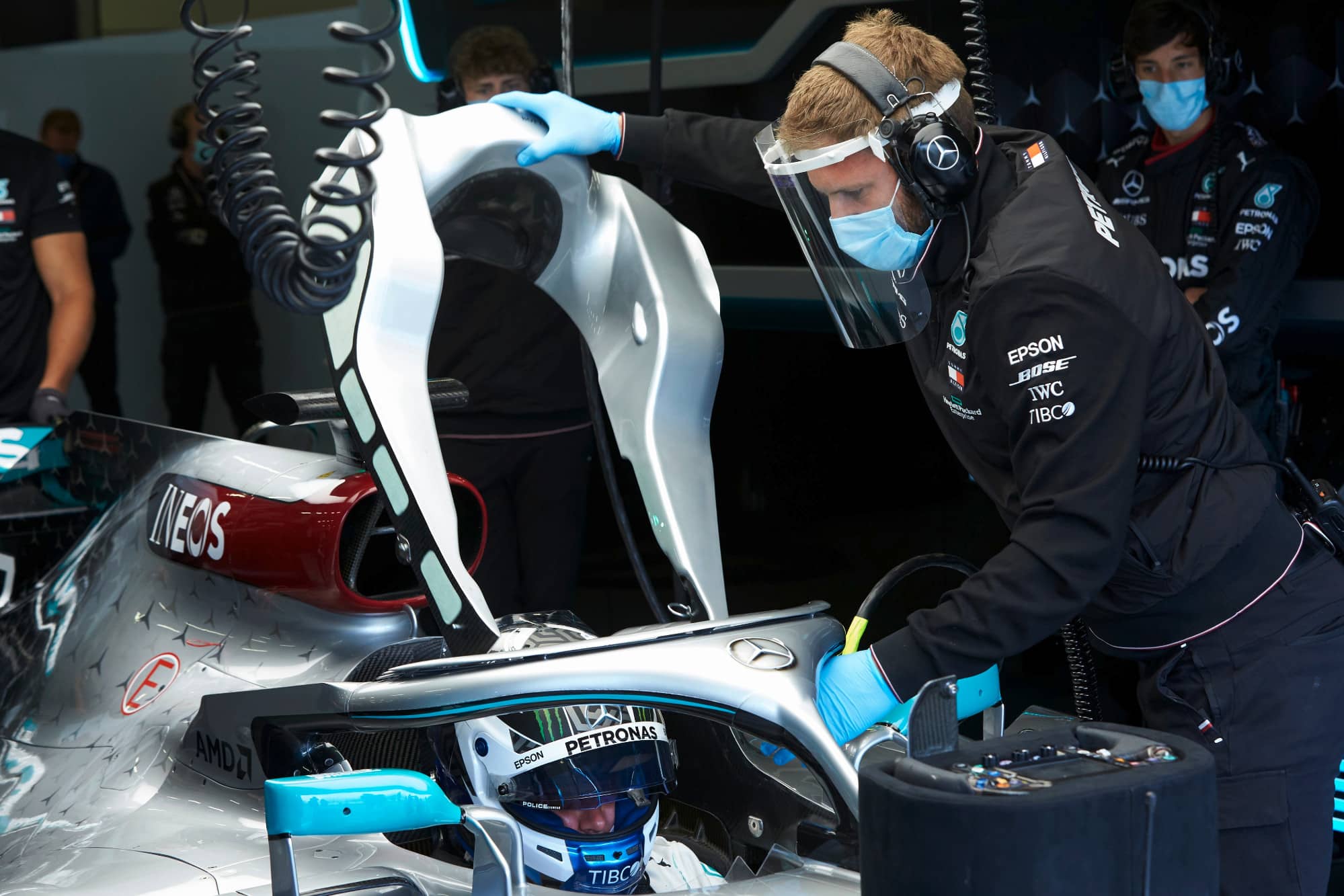 Mercedes begins F1 testing at Silverstone with Covid-19 safety measures ...