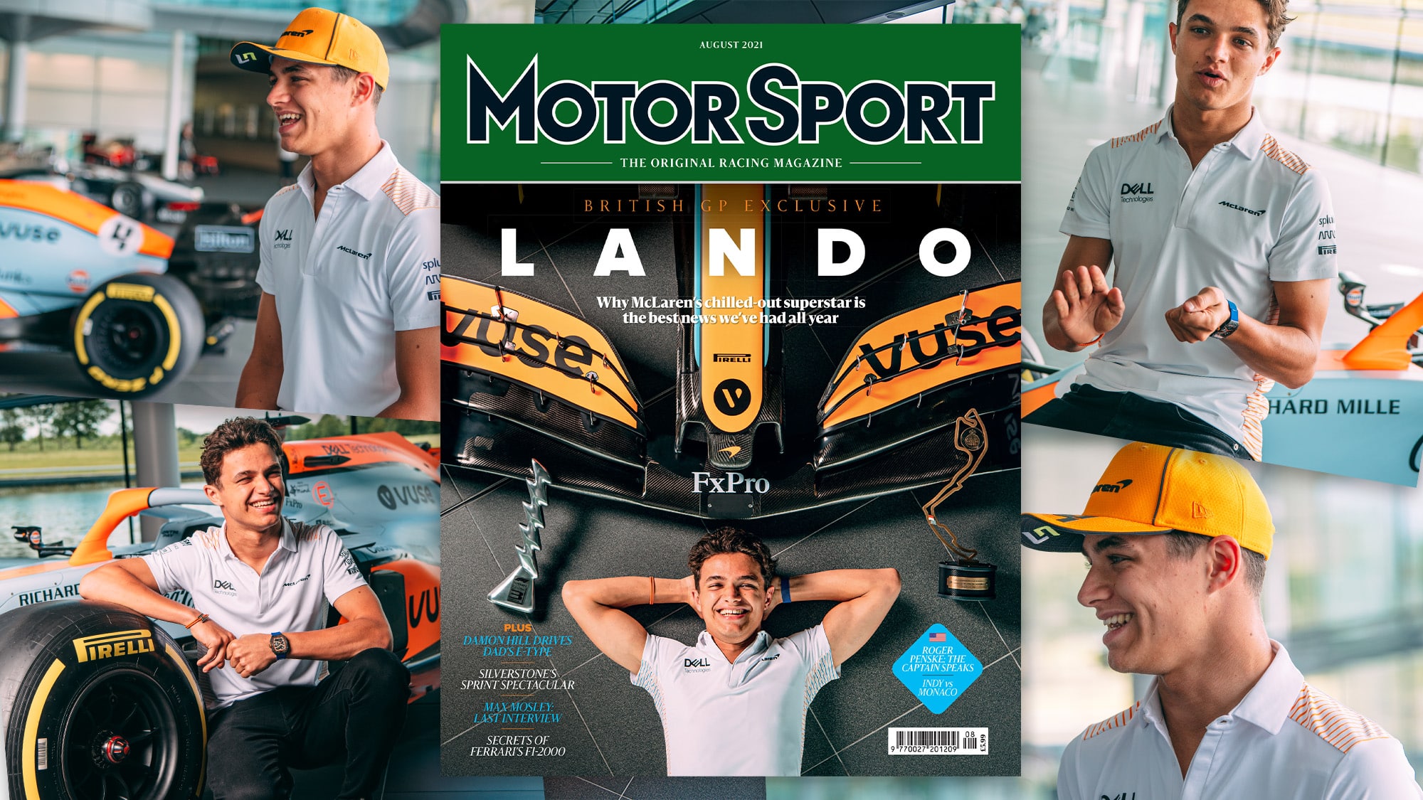 Behind the shoot: our Lando Norris cover - Motor Sport Magazine