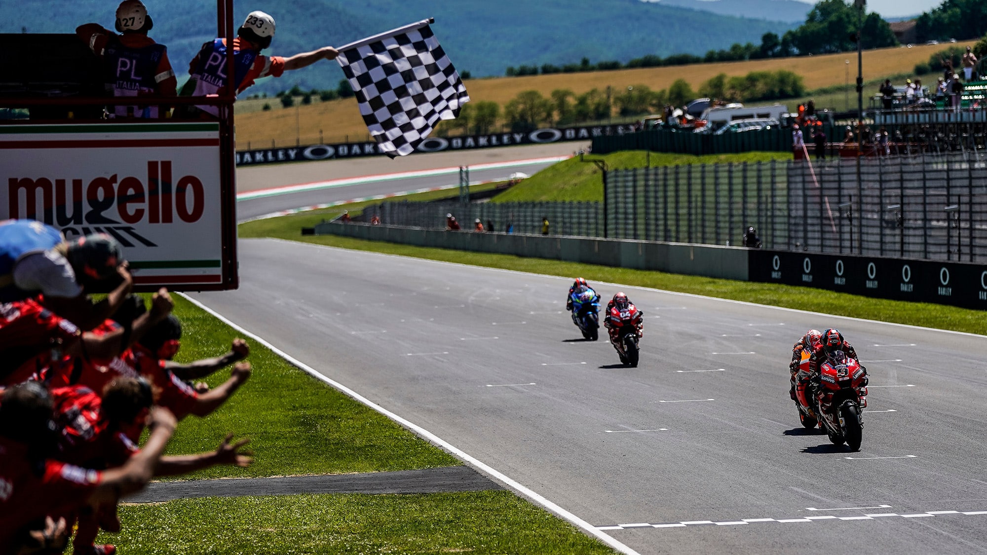 ‘When I crossed the finish line I started to scream, really scream ...