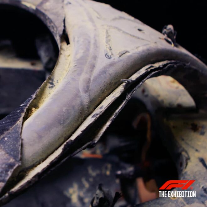 Remains of Grosjean's burned Haas to go on display at F1 exhibition ...