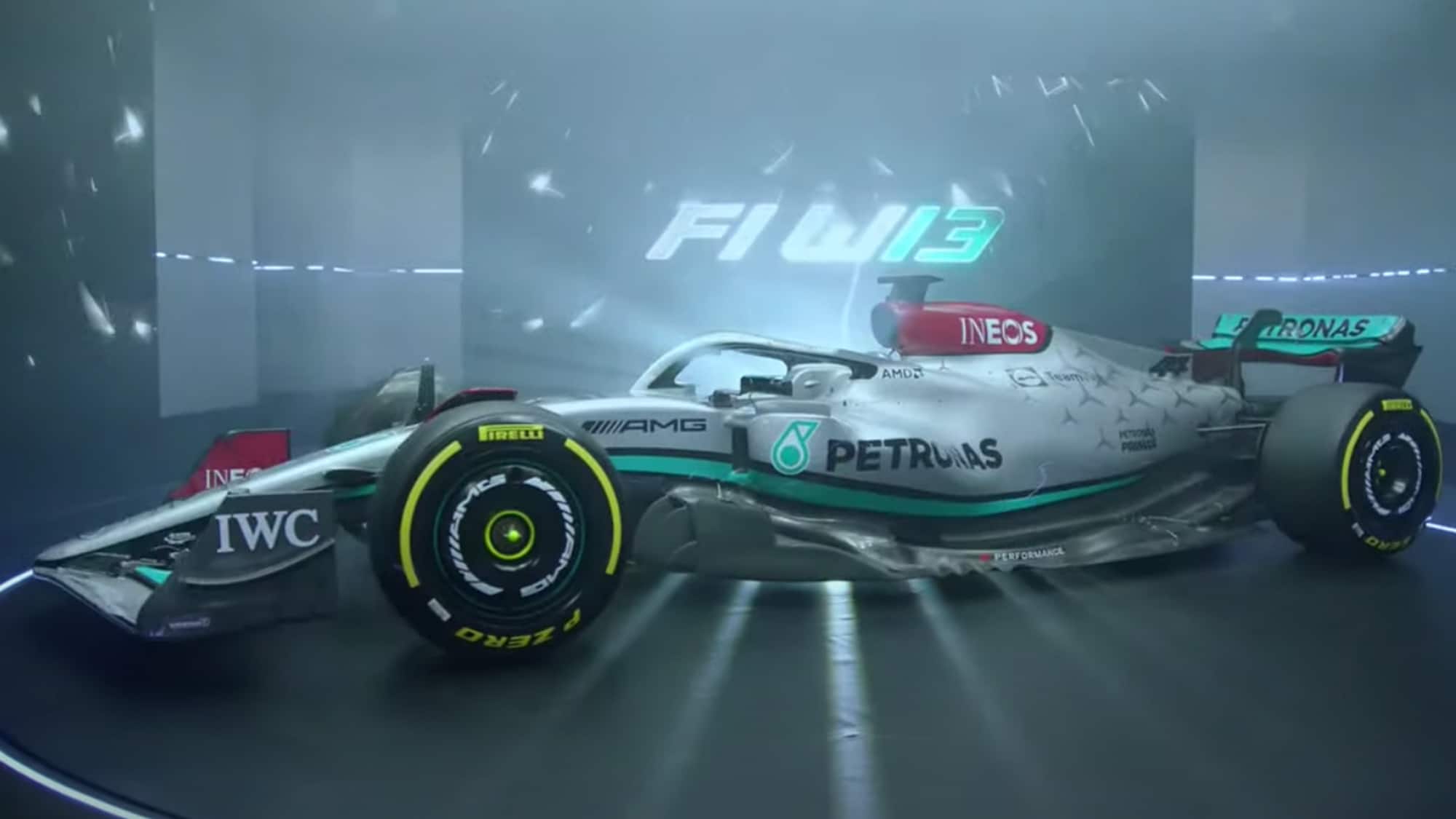 Mercedes unveils W13 E-Performance 2022 F1 car - Motor Sport Magazine