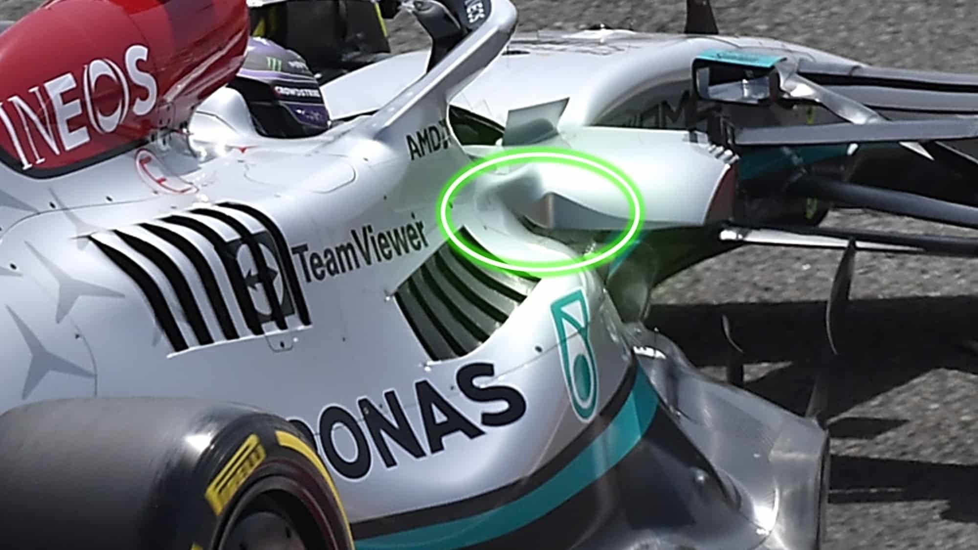 Aero analysis: Why Mercedes' slimline sidepods are legal — and how they ...