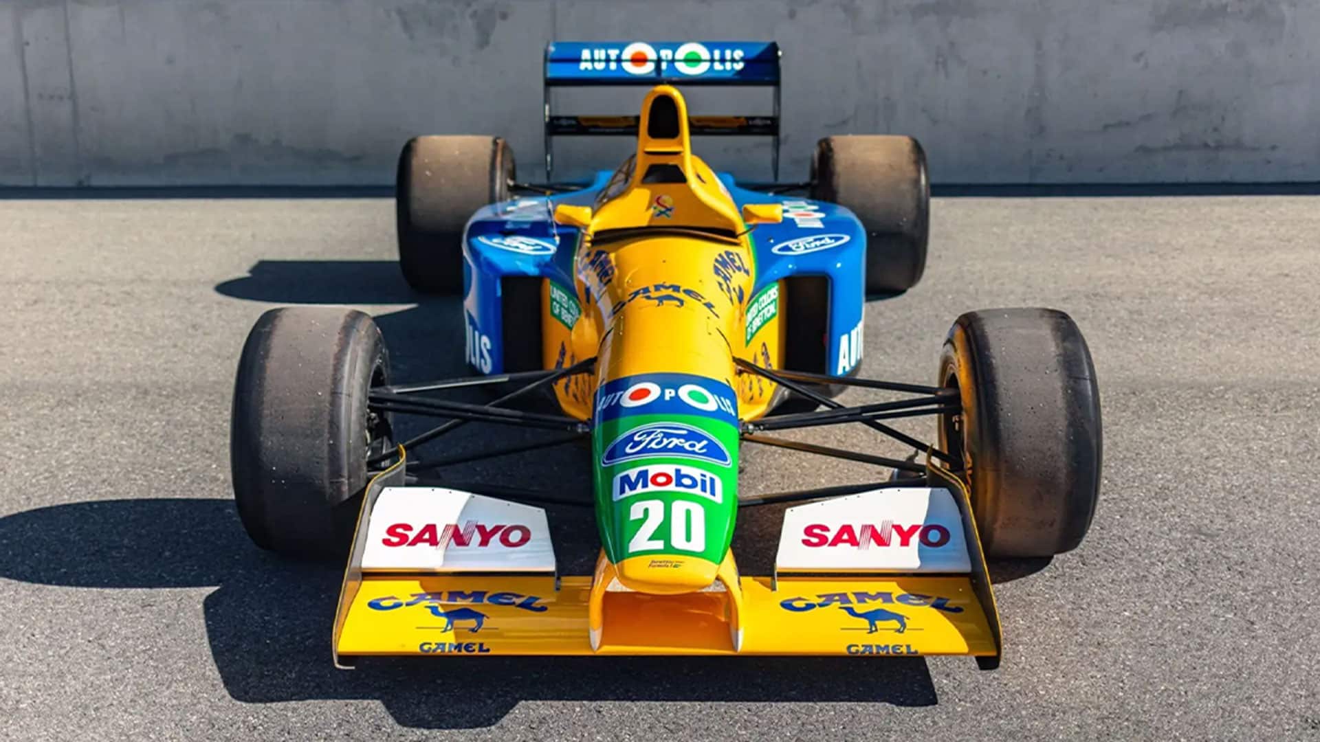 Historic Benetton from Schumacher's debut F1 year on sale - Motor Sport ...